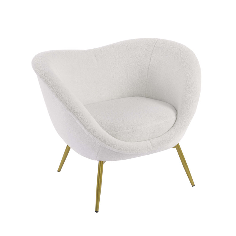 White accent chair for bedroom store